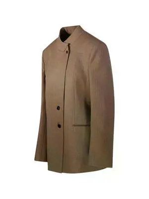 RÓHE High Neck Pinstripe Jacket