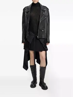 ANN DEMEULEMEESTER Wrap Mini Skirt