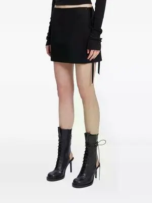 ANN DEMEULEMEESTER Wrap Mini Skirt