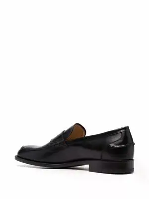 SCAROSSO Maurizio Leather Penny Loafers