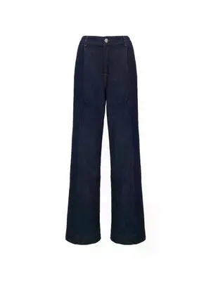 7 For All Mankind Pleated Wide-leg Jeans