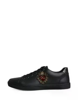 Dolce & Gabbana Sacred Heart Leather Sneakers