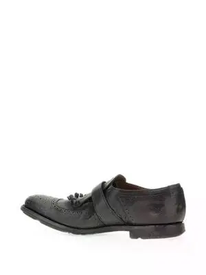 Church's Shanghai Brogue Loafers With Fringe Detail - Black