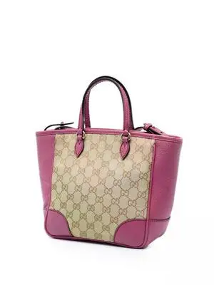 Gucci Gg Canvas Bree Satchel - Neutrals