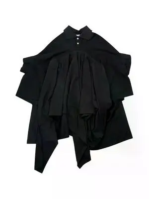 TORISHÉJU Draped Asymmetric Polo Shirt