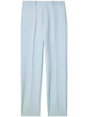 Off-white Embroidered Pants For Men