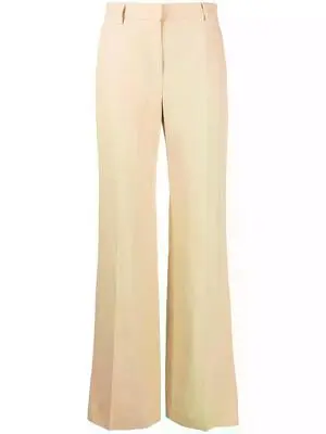 Alberta Ferretti High-waisted Straight-leg Trousers