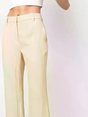 Alberta Ferretti High-waisted Straight-leg Trousers