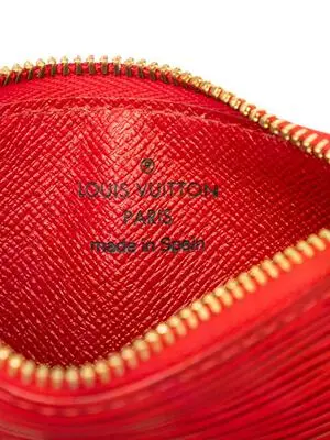 LOUIS VUITTON Epi Pochette Cles Coin Pouch - Red