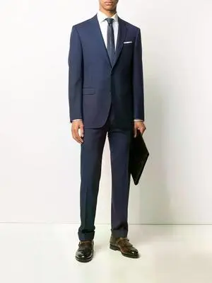 Canali Micro Check Two-piece Suit