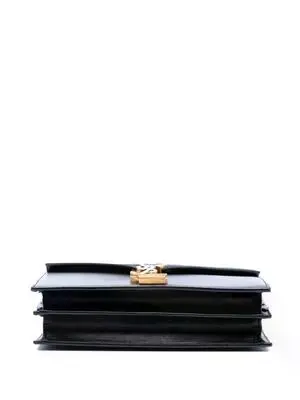 Saint Laurent Monogram Cassandra Clasp Bag - Black