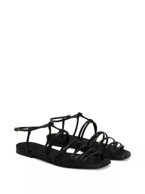 JIL SANDER Square-toe Sandals With Ankle Strap