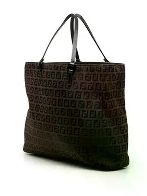 Fendi Zucchino Canvas Tote Bag