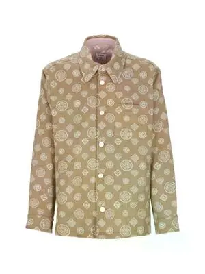 Casablanca Monogram Wool Shirt Jacket