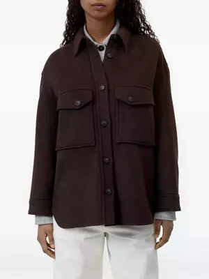 Closed Oversized Button-up Jacket