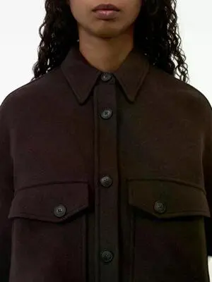 Closed Oversized Button-up Jacket