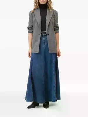 Closed Panelled Maxi Skirt