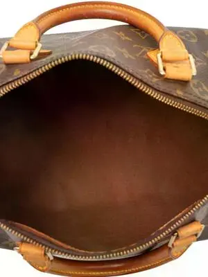 LOUIS VUITTON 2001 Monogram Speedy 30 Boston Bag