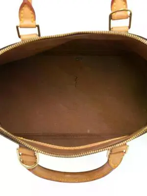 LOUIS VUITTON Monogram Alma Pm Handbag - Brown