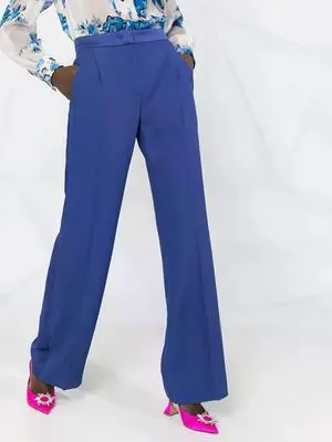 Alberta Ferretti High-waisted Wide-leg Trousers