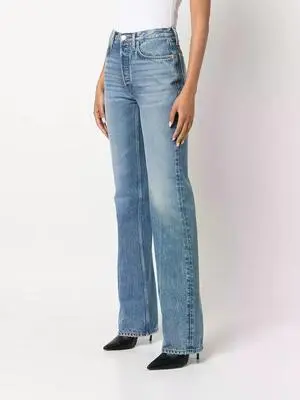 RE/DONE 70s Bootcut Whiskered Jeans