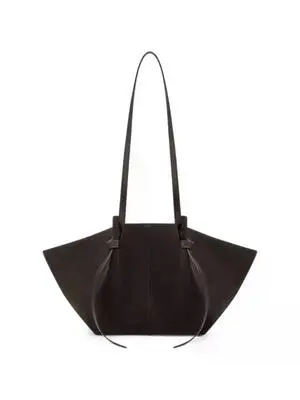 Yuzefi Pleated Mochi Shoulder Bag - Brown