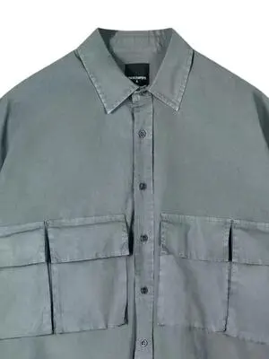 Patrizia Pepe Garment-dyed Oversized Shirt