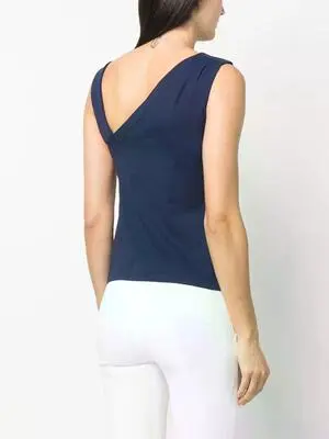 Alberta Ferretti Sleeveless Cut-out Blouse