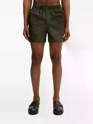 Fred Perry Embroidered Swim Shorts - Green