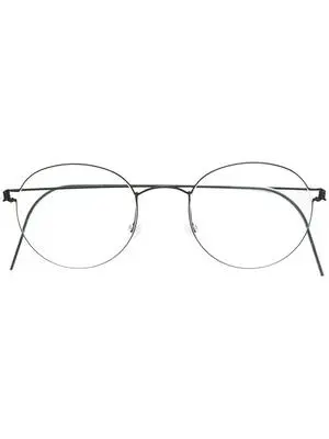 LINDBERG Round Frame Optical Eyeglasses - Metallic