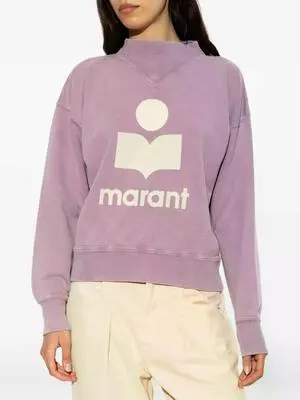 MARANT ETOILE Moby Logo Sweatshirt - Purple