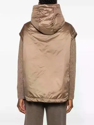 Max Mara Hooded Sleeveless Padded Jacket