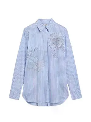 Momoni Curved Hem Shirts For Women