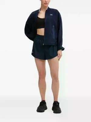 Lacoste Zip-up Jacket With Chest Logo Patch