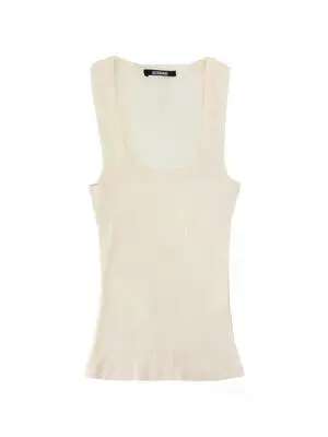 Jacquemus Ribbed Camis Tanks For Women