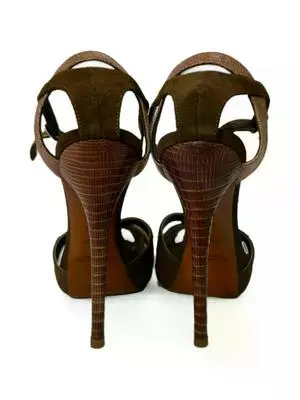 Ralph Lauren Ankle-strap High Stiletto Platform Sandals
