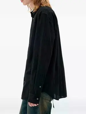 ANN DEMEULEMEESTER Andre Vertical-stripe Shirt