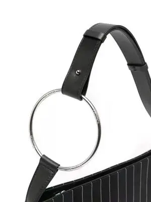 DONDUP Pinstripe Pattern Clutch Bag