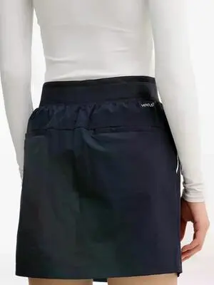 EA7 Logo Print Mini Skirt - Blue