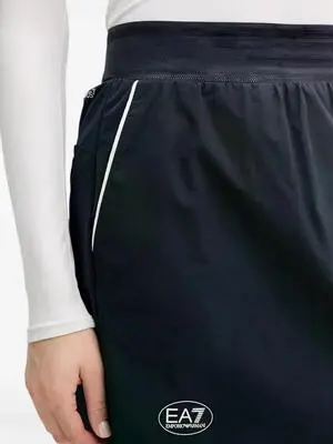 EA7 Logo Print Mini Skirt