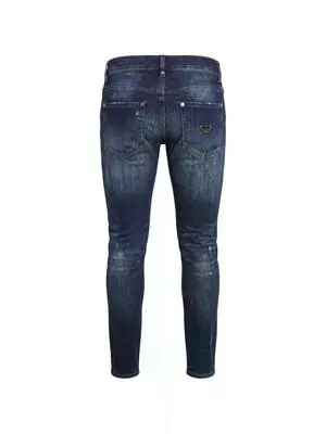 Philipp Plein Slim-fit Jeans With Embellished Pocket