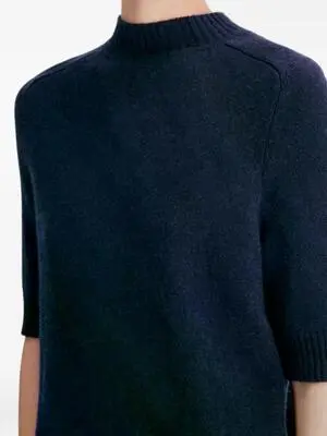 Loulou De Saison Cashmere Stand-collar Sweater
