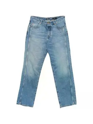 Balmain Faded Loose-fit Denim Jeans