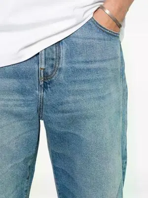 Balmain Faded Loose-fit Denim Jeans