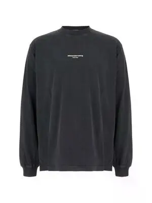 Alexander Wang Logo-print Long-sleeve T-shirt
