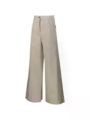 Max Mara Wide Leg Belt-loop Jeans