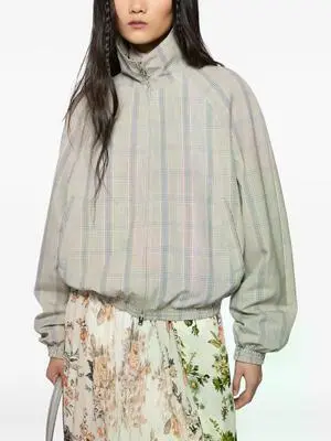 Acne Studios Checked Technical Fabric Jacket