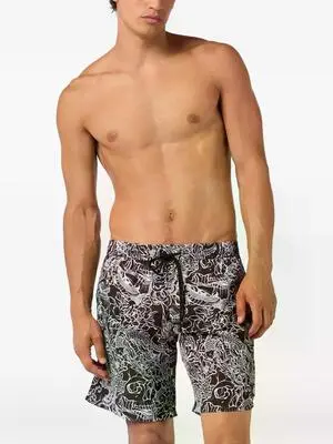 Philipp Plein Skull All-over Print Boardshorts