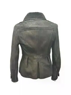 Burberry Shearling Double-breasted Jacket