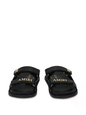 Amiri Boardwalk Logo Plaque Sandals